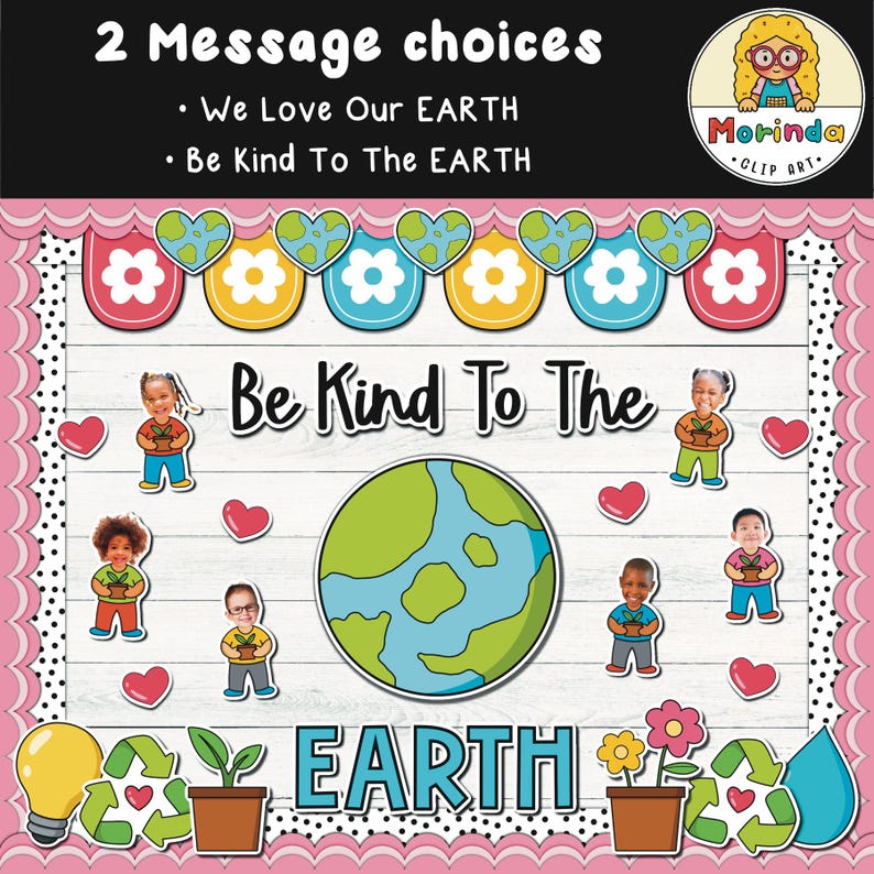 Earth Day Bulletin Board Printable | Spring Bulletin Board | Plant ...