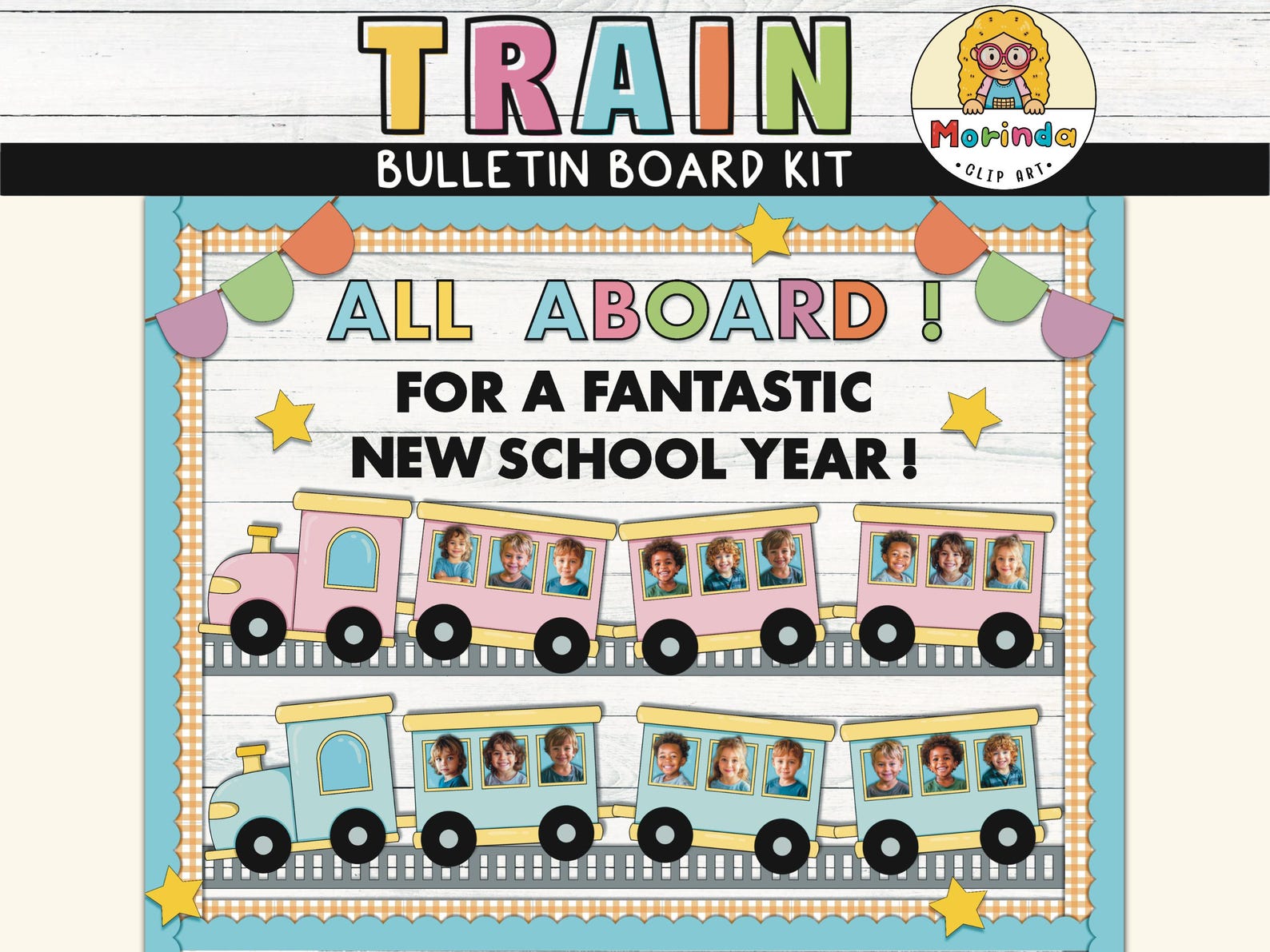 Train Bulletin Board Printable | Welcome Back to School | Classroom ...