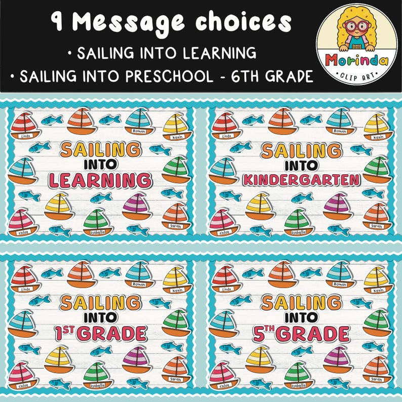 Welcome Back to School Bulletin Board Printable Preschool-6th Grade ...
