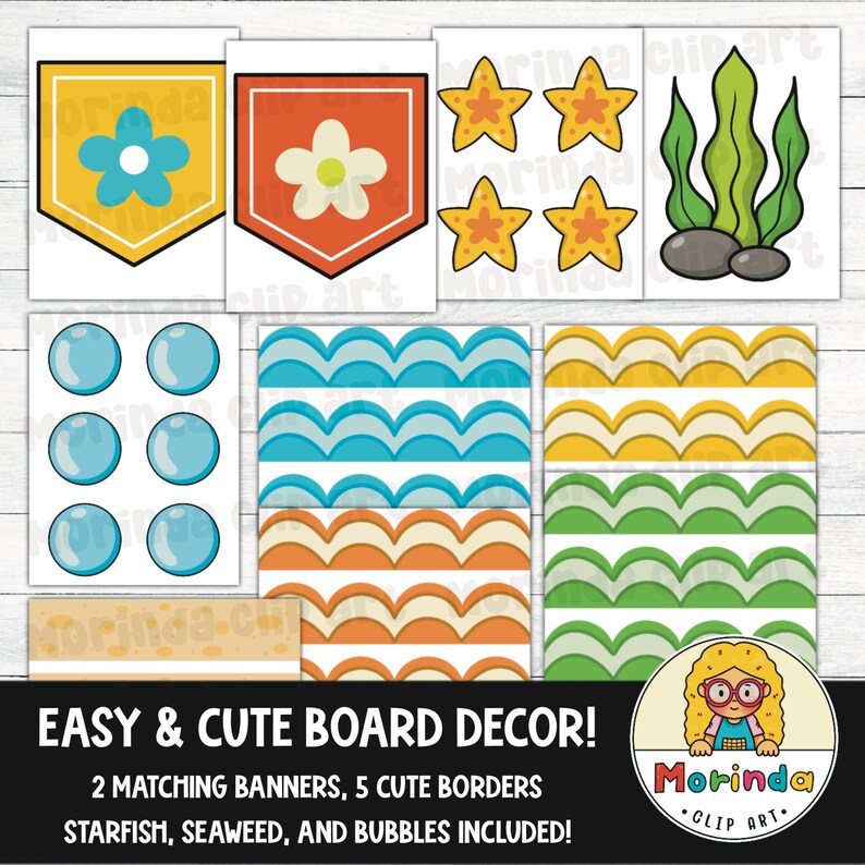 Summer Bulletin Board Printable | Back to School Bulletin Board | Crab ...