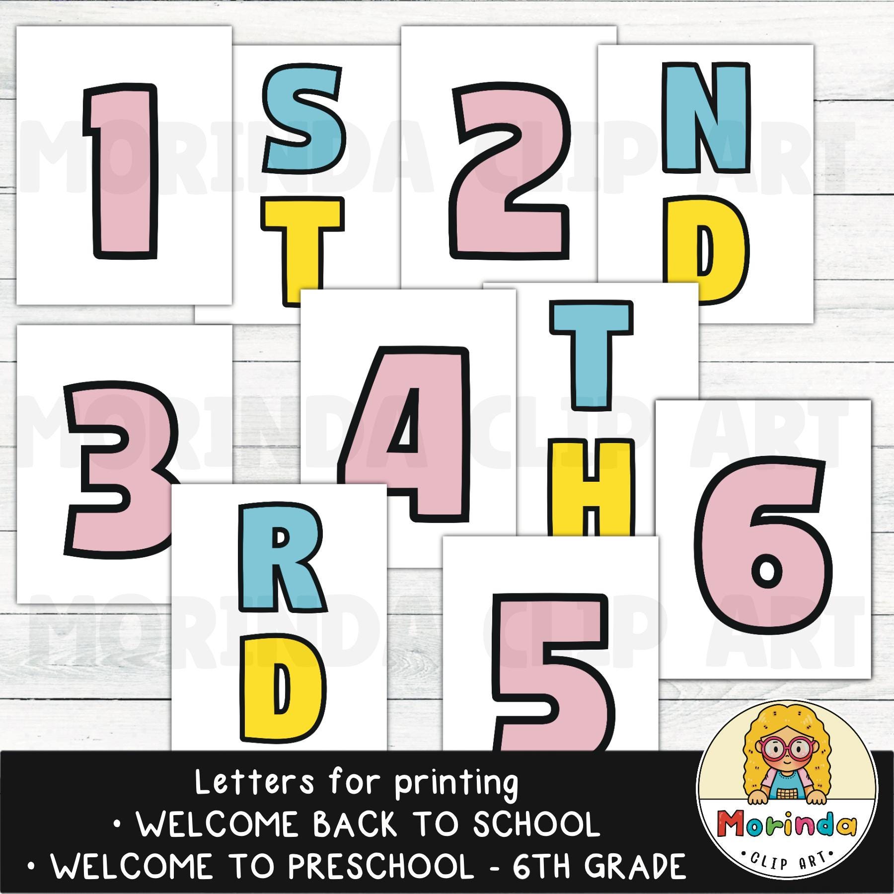 Welcome Back to School Bulletin Board Printable preschool-6th Grade ...