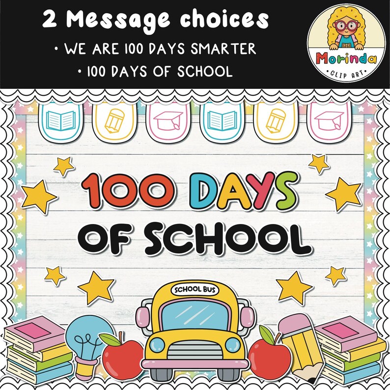100th Day of School Bulletin Board Kit Printable | We Are 100 Days ...