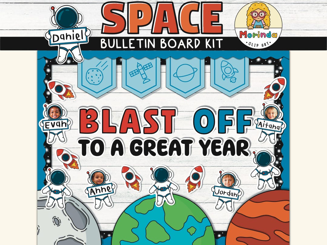 Welcome Back to School Bulletin Board Printable | Outer Space Bulletin ...