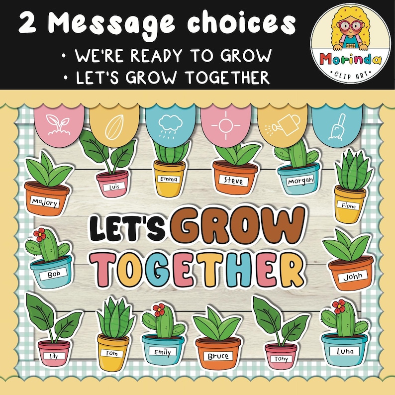 Plants Bulletin Board Kit | Welcome Back to School | Ready to Grow ...