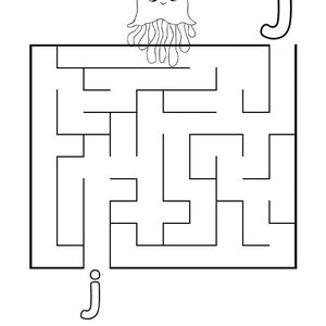 Alphabet Maze Activities, Preschool Resources, Homeschool Resources ...
