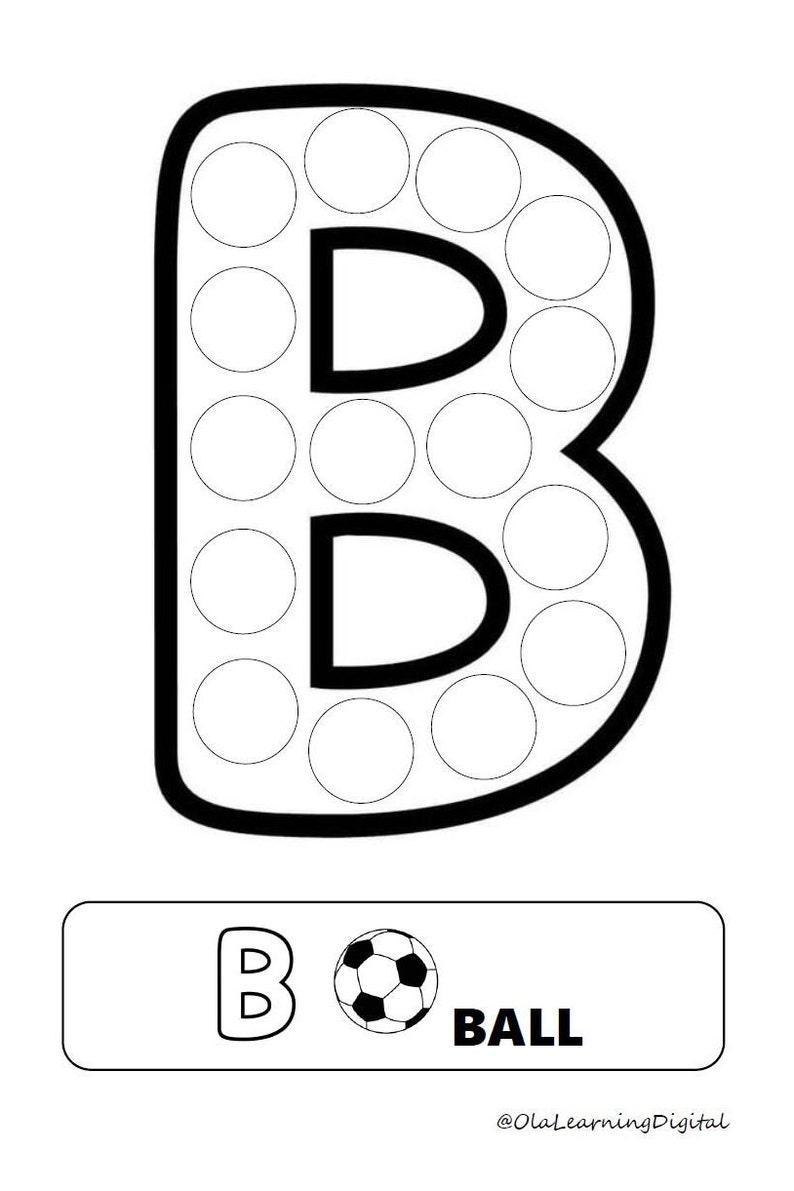 Alphabet Easy Dot Activities, Preschool Resources, Homeschool Resources ...