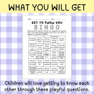 Get to Know You Bingo Mingle Bingo Icebreaker Game Bingo Find Someone ...