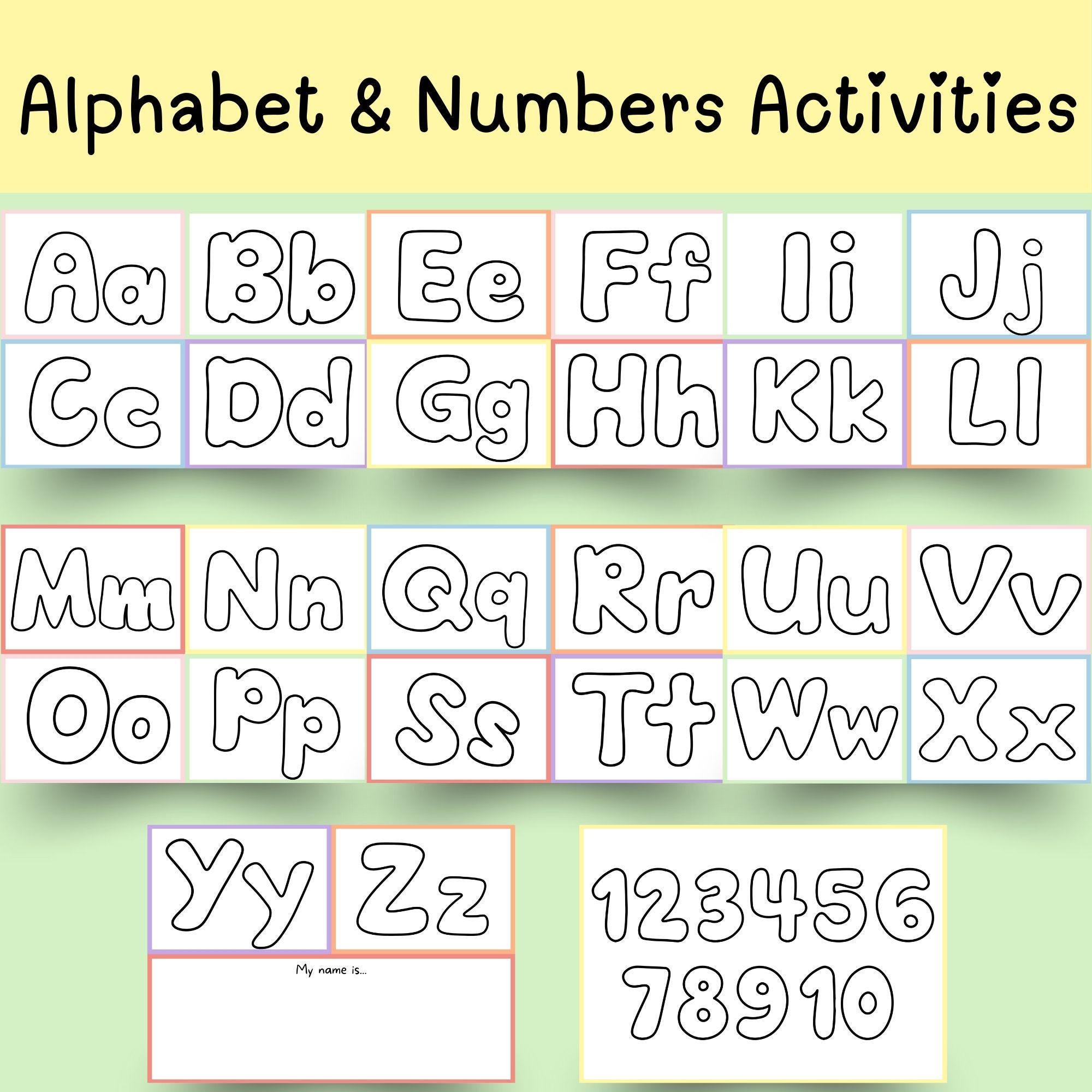 Printable Playdough Mat Activity Play Dough for Toddler Activity Letter ...