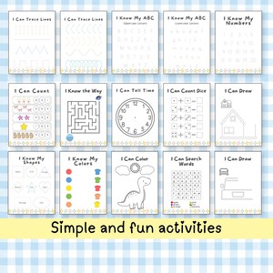 Kids Morning Menu Preschool Homeschool Morning Menu Printable Toddler ...