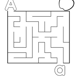 Alphabet Maze Activities, Preschool Resources, Homeschool Resources ...