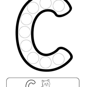 Alphabet Easy Dot Activities, Preschool Resources, Homeschool Resources ...
