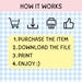 Kids Morning Menu Preschool Homeschool Morning Menu Printable Toddler ...