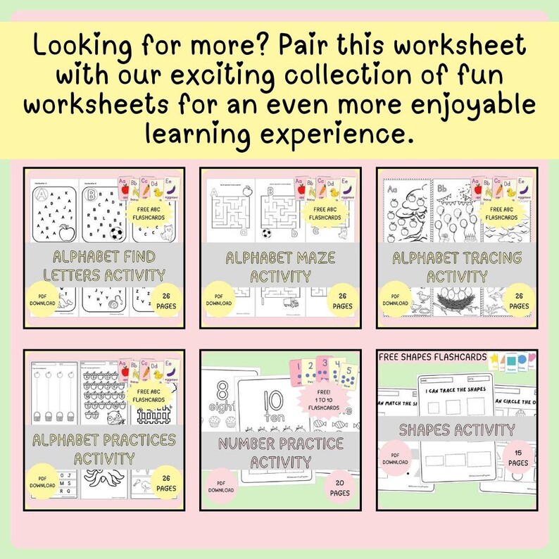 Scissor Skill Cutting Practice Worksheet for Preschool, Toddler Cut ...