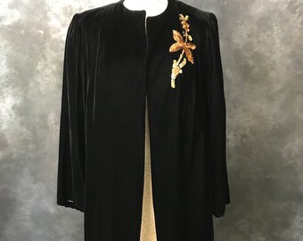 Gold evening jacket | Etsy