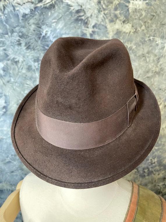 Vintage 1950s mallory fedora - Gem