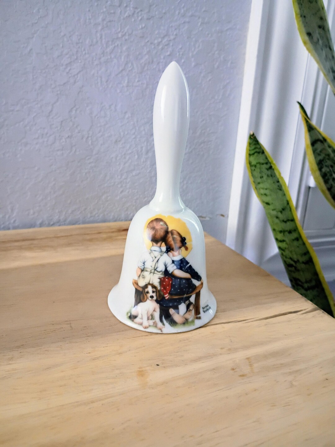 Haunted Norman Rockwell Porcelain Bell // FREE Domestic Shipping ...