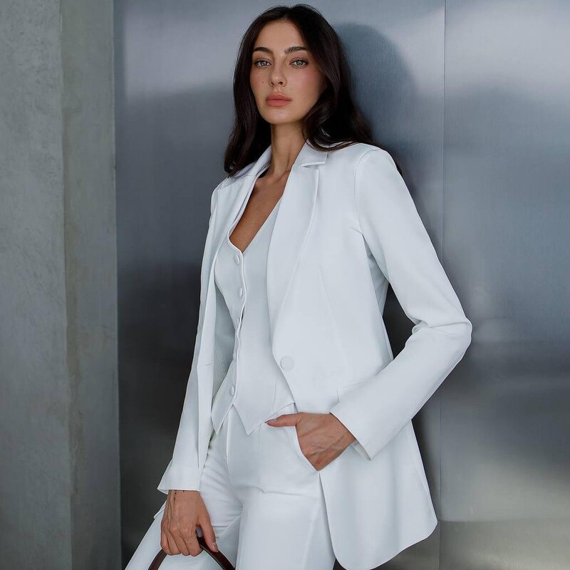 White Suit Women - Etsy