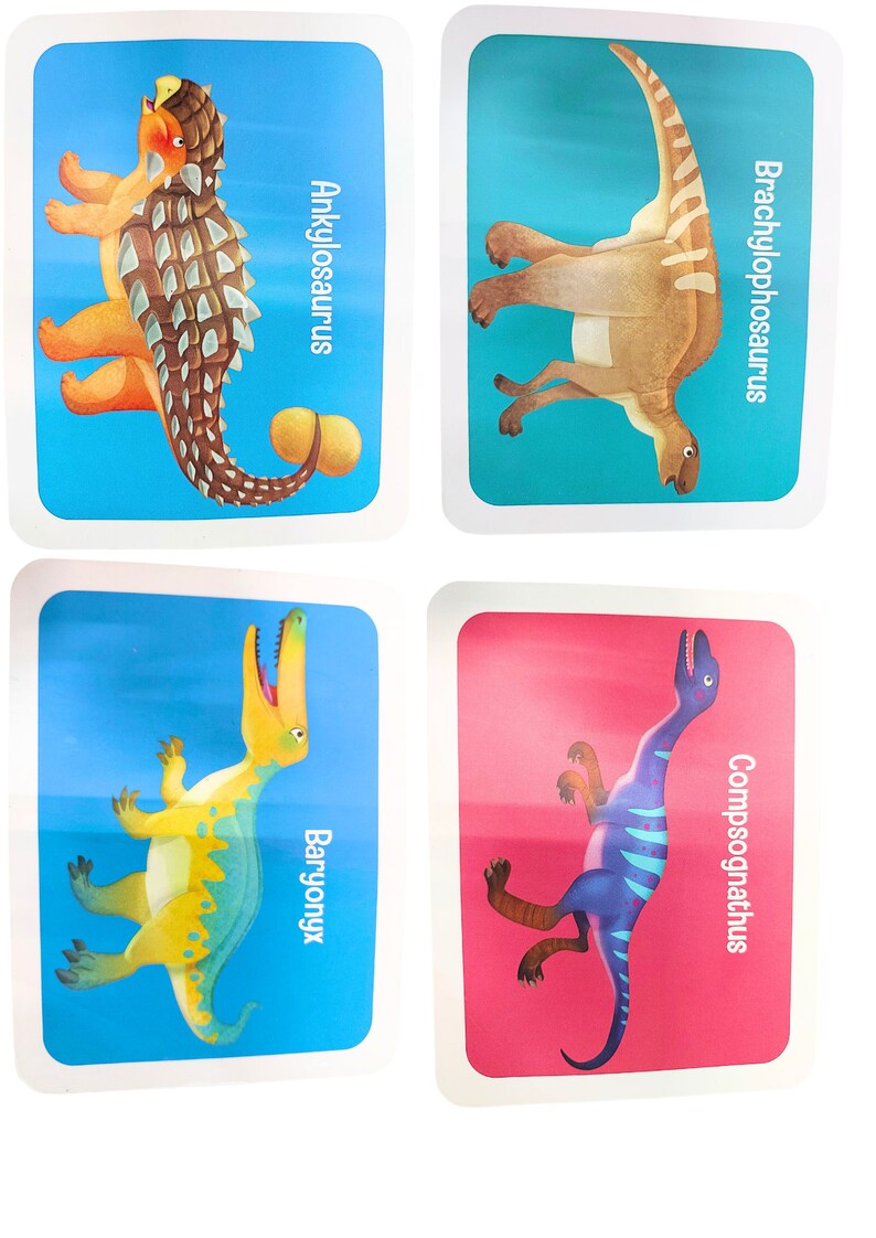 Dinosaurus Flashcards. Montessori Cards. Printable Cards for Kids. - Etsy