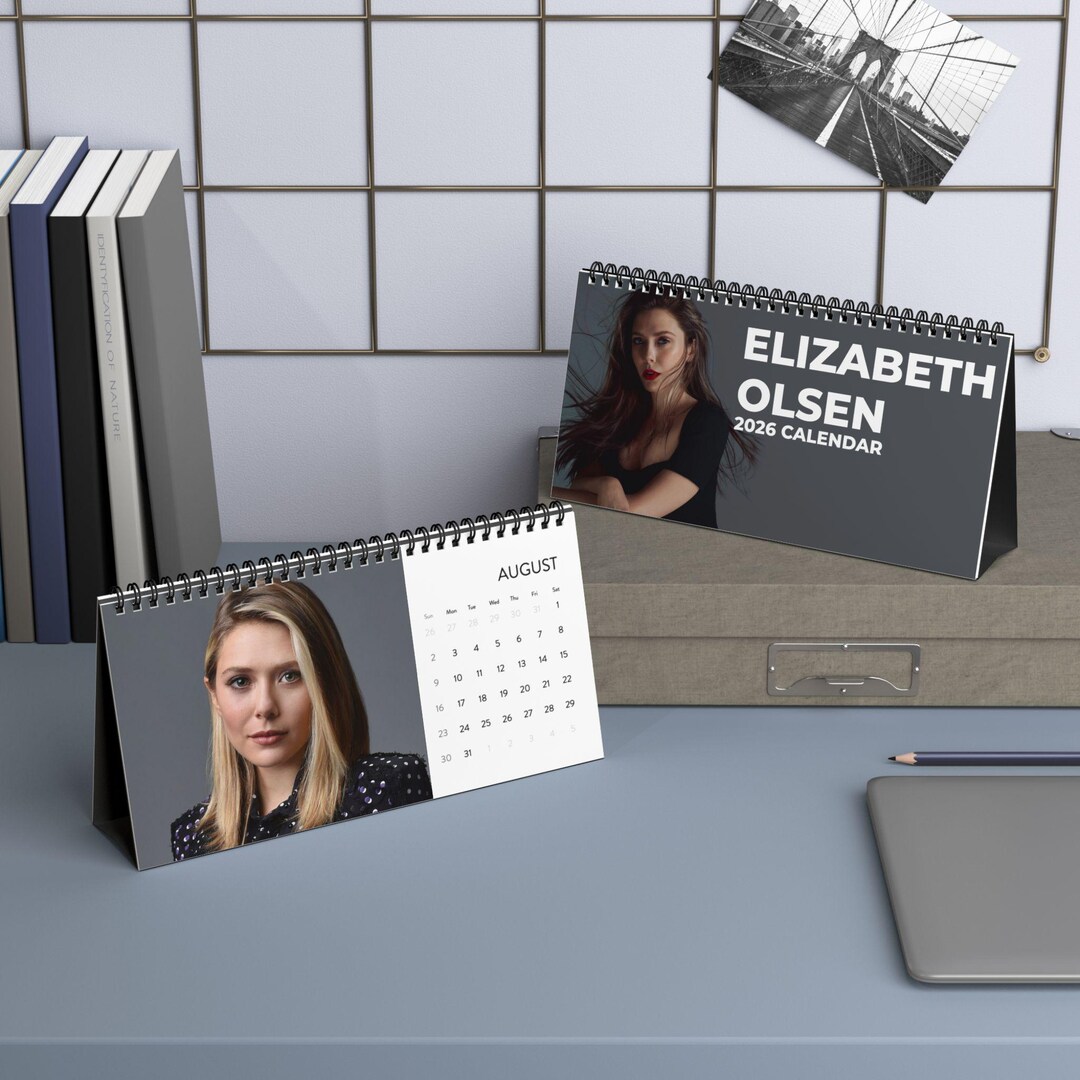 Elizabeth Olsen Desktop Calendar, Elizabeth Olsen Actress Calendar ...