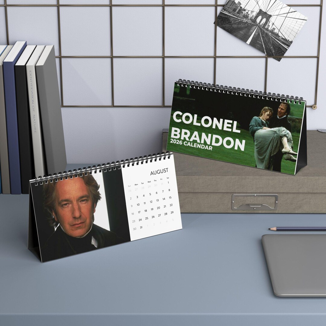 Colonel Brandon Alan Rickman Desktop Calendar, Colonel Brandon ...