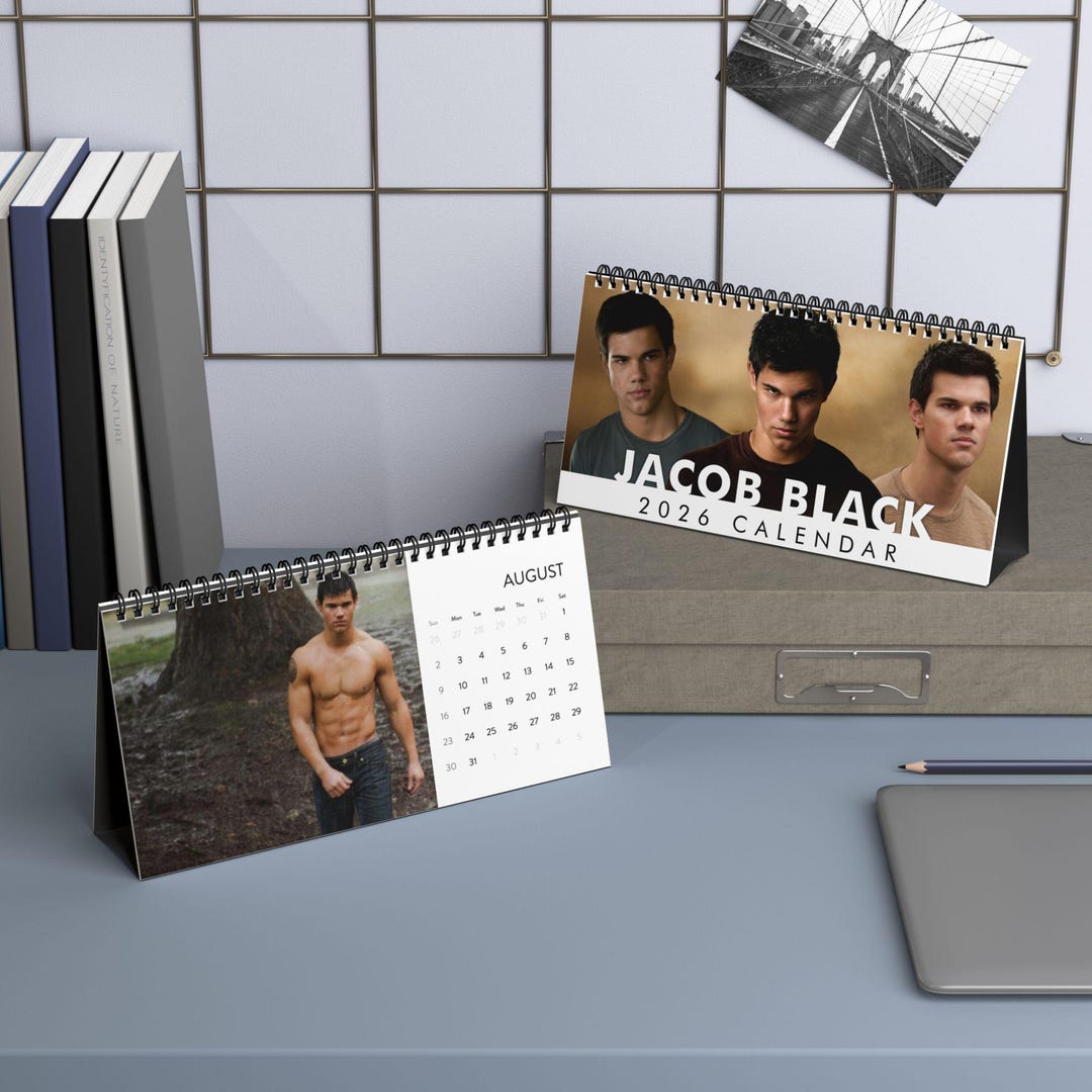 Jacob Black Desktop Calendar, Jacob Black Calendar, Jacob Black Fan ...