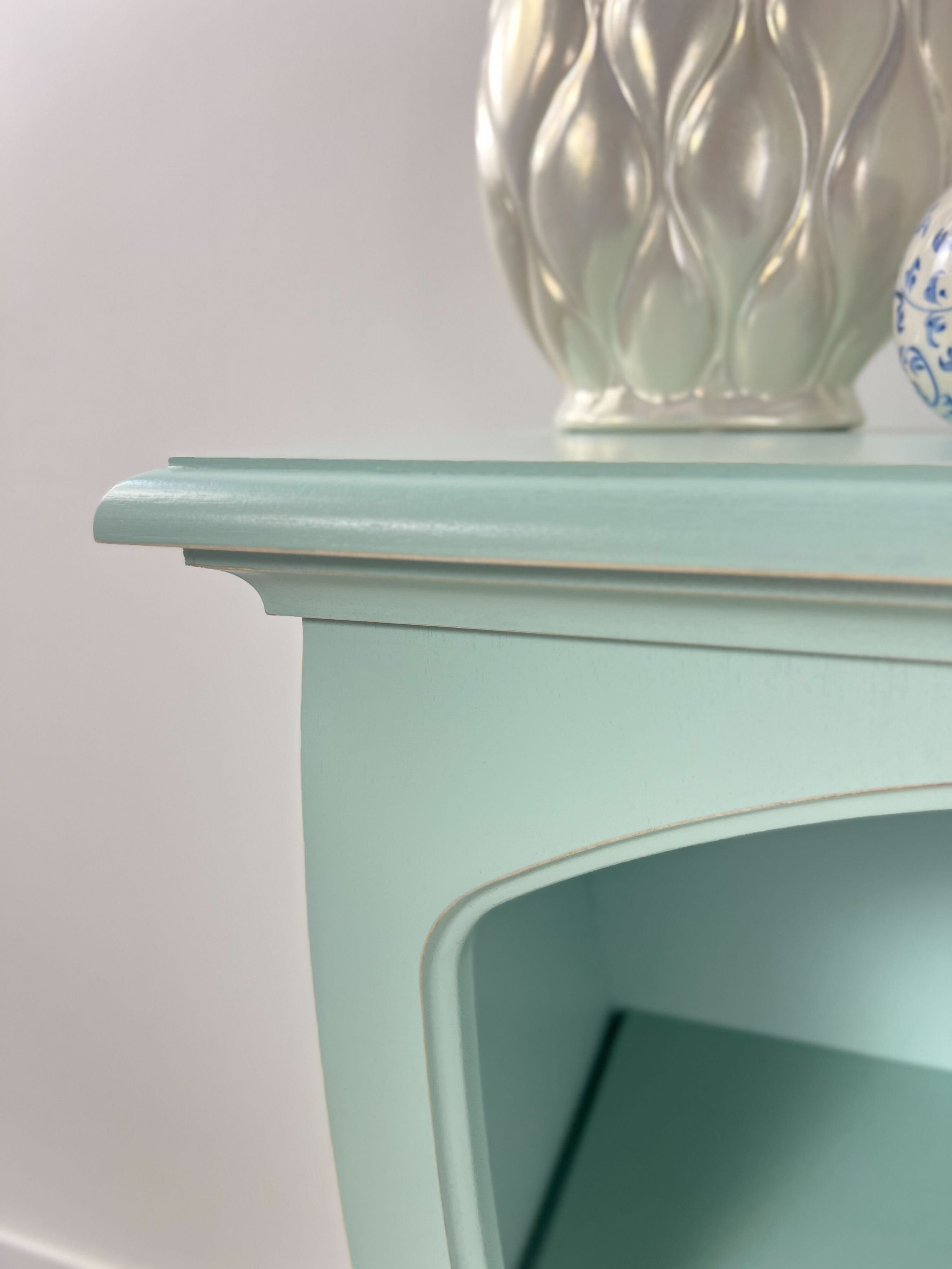 Light Blue Curvy and Whimsical Sculptural Art Bookshelf - Vincent Leman ...