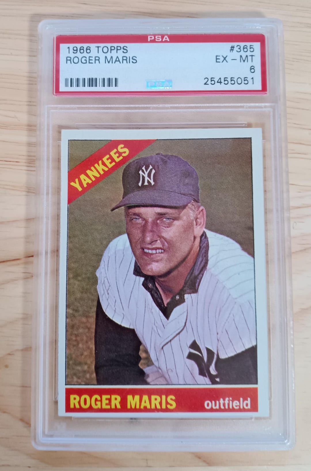 1966 Topps PSA 6 Roger Maris Baseball Card - Etsy