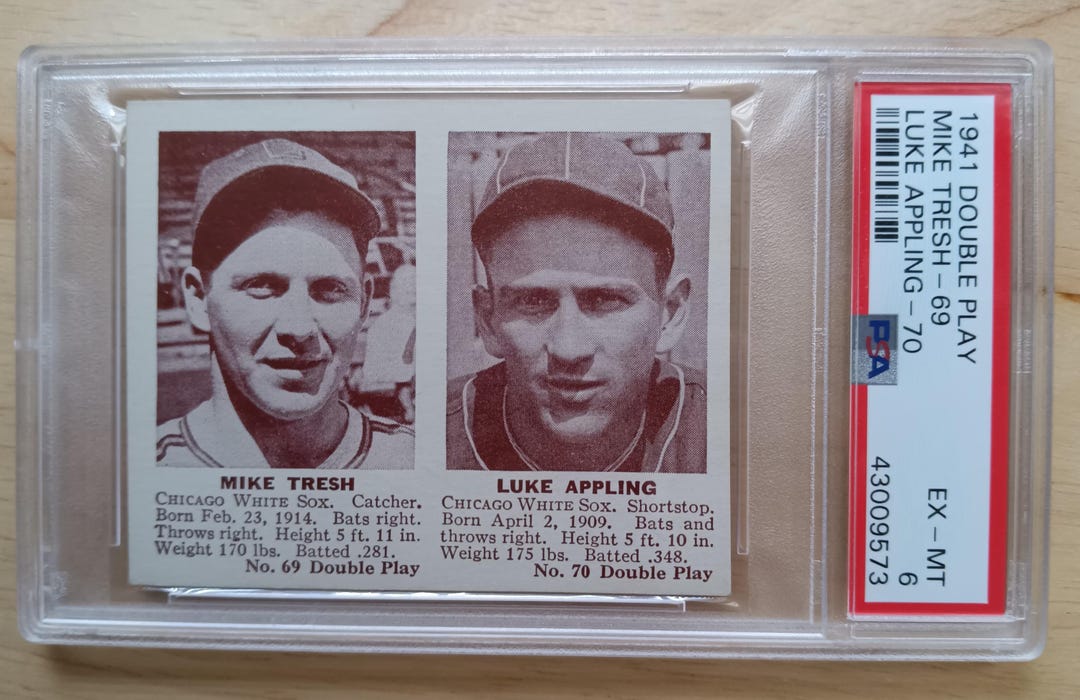1941 Double Play PSA 6 Luke Appling Baseball Card - Etsy
