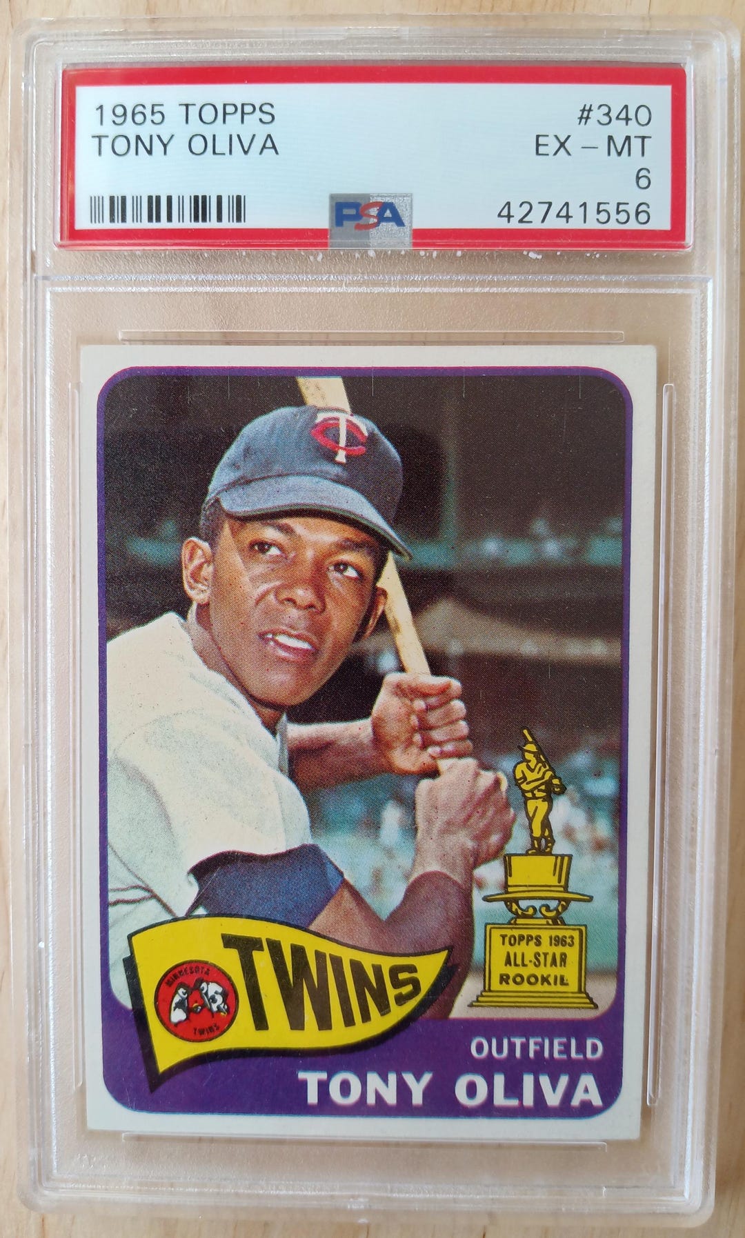 1965 Topps PSA 6 Tony Oliva Baseball Card - Etsy