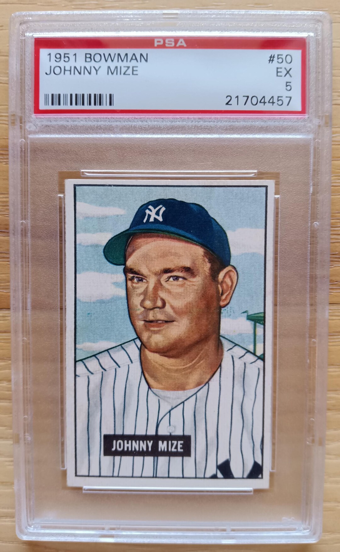 1951 Bowman PSA 5 Johnny Mize Baseball Card - Etsy Canada