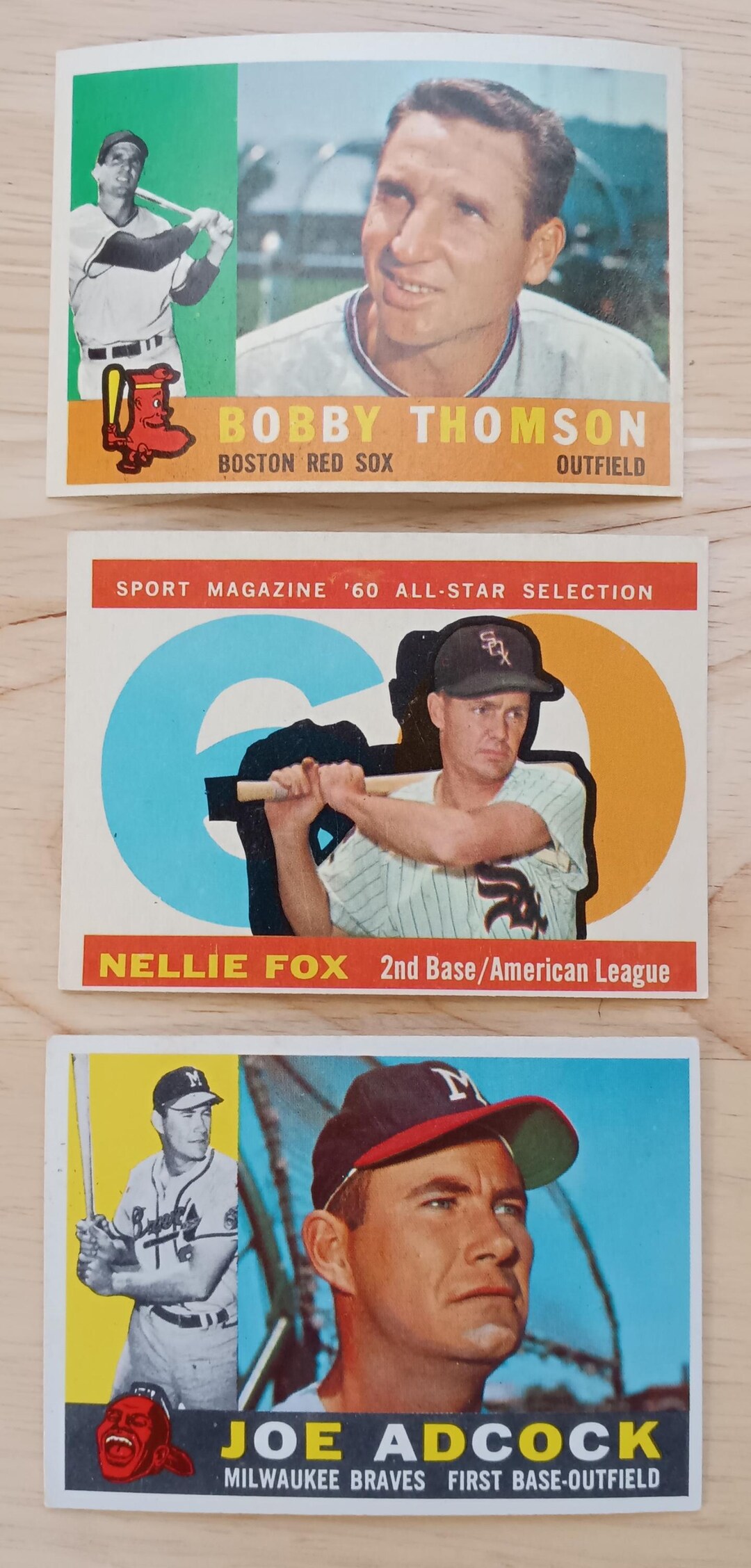 1960 Hall of Fame/star Baseball Card Lot Plus 2 Non-hof Cards - Etsy