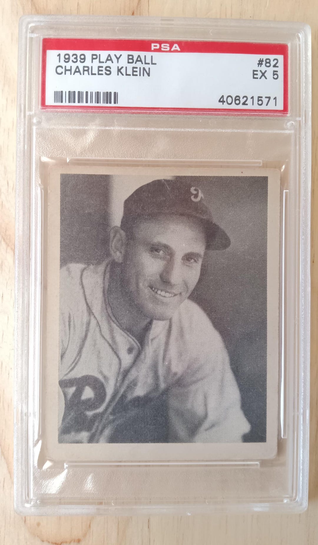1939 Play Ball PSA 5 Chuck Klein Baseball Card - Etsy