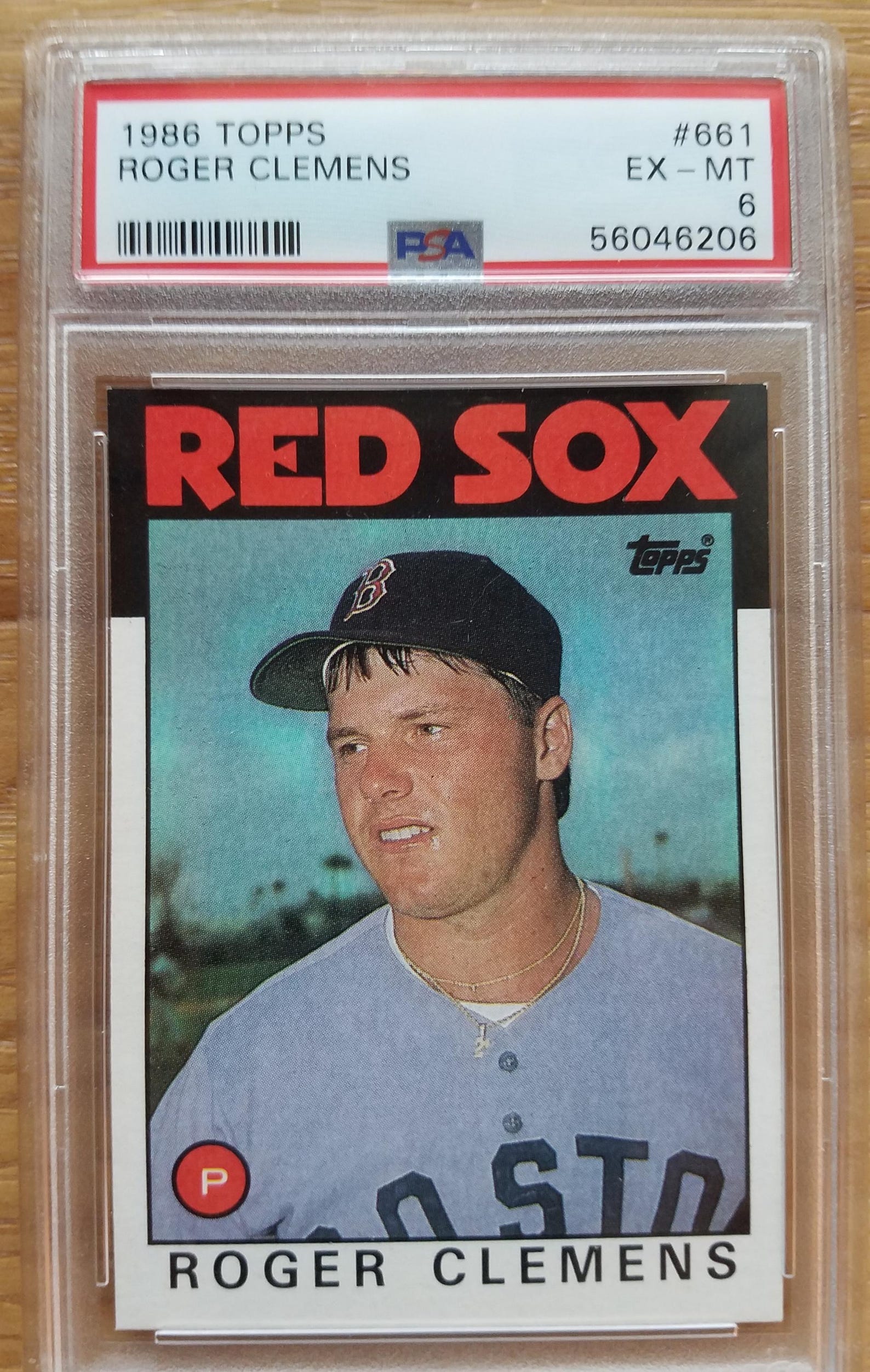 1986 Topps PSA 6 Roger Clemens Baseball Card - Etsy