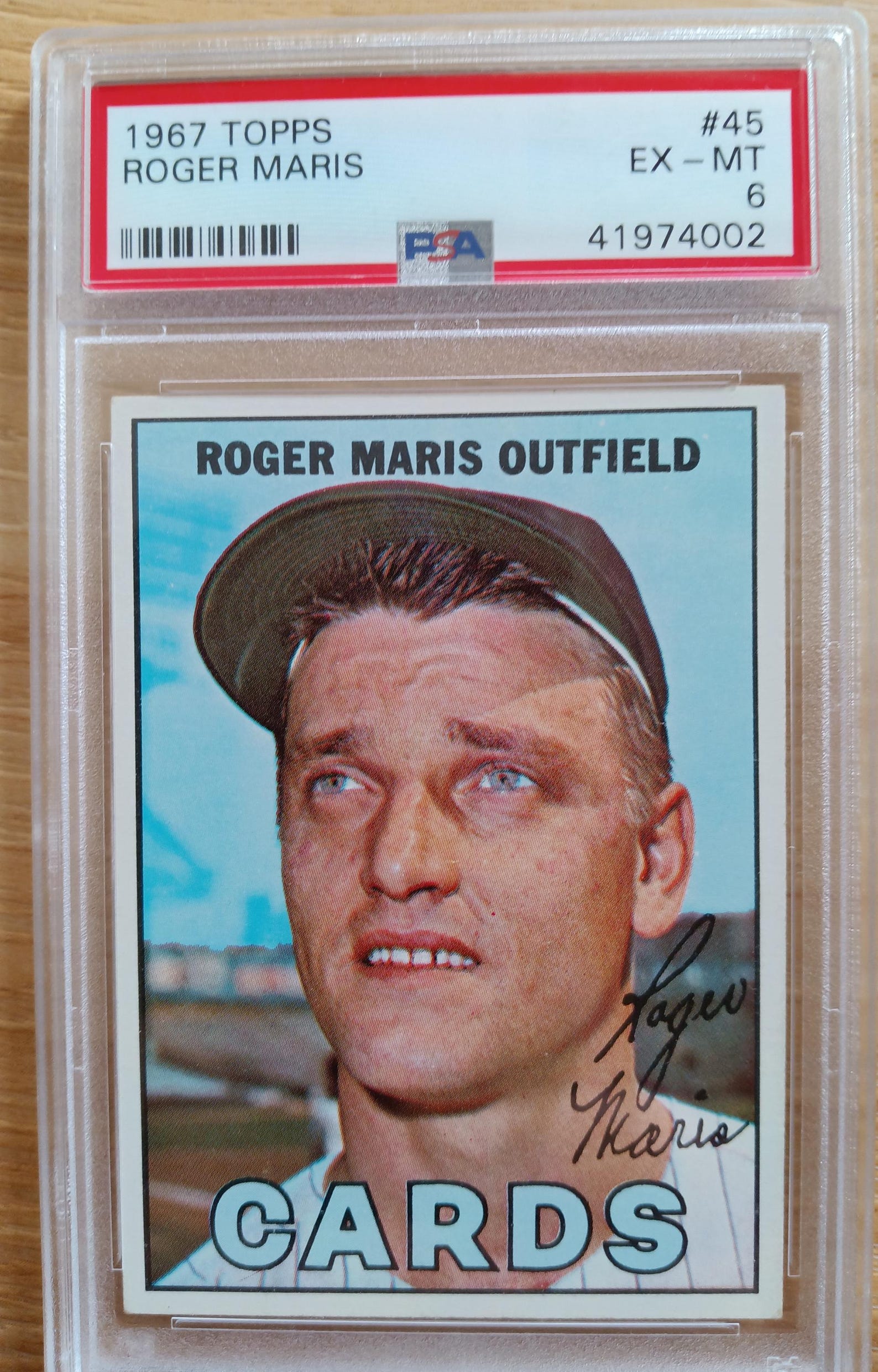 1967 Topps PSA 6 Roger Maris Baseball Card - Etsy