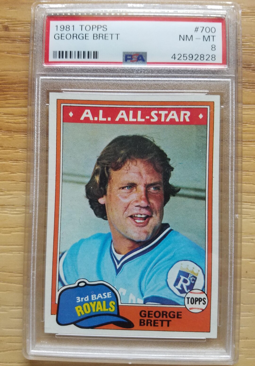 1981 Topps George Brett PSA 8 Baseball Card - Etsy