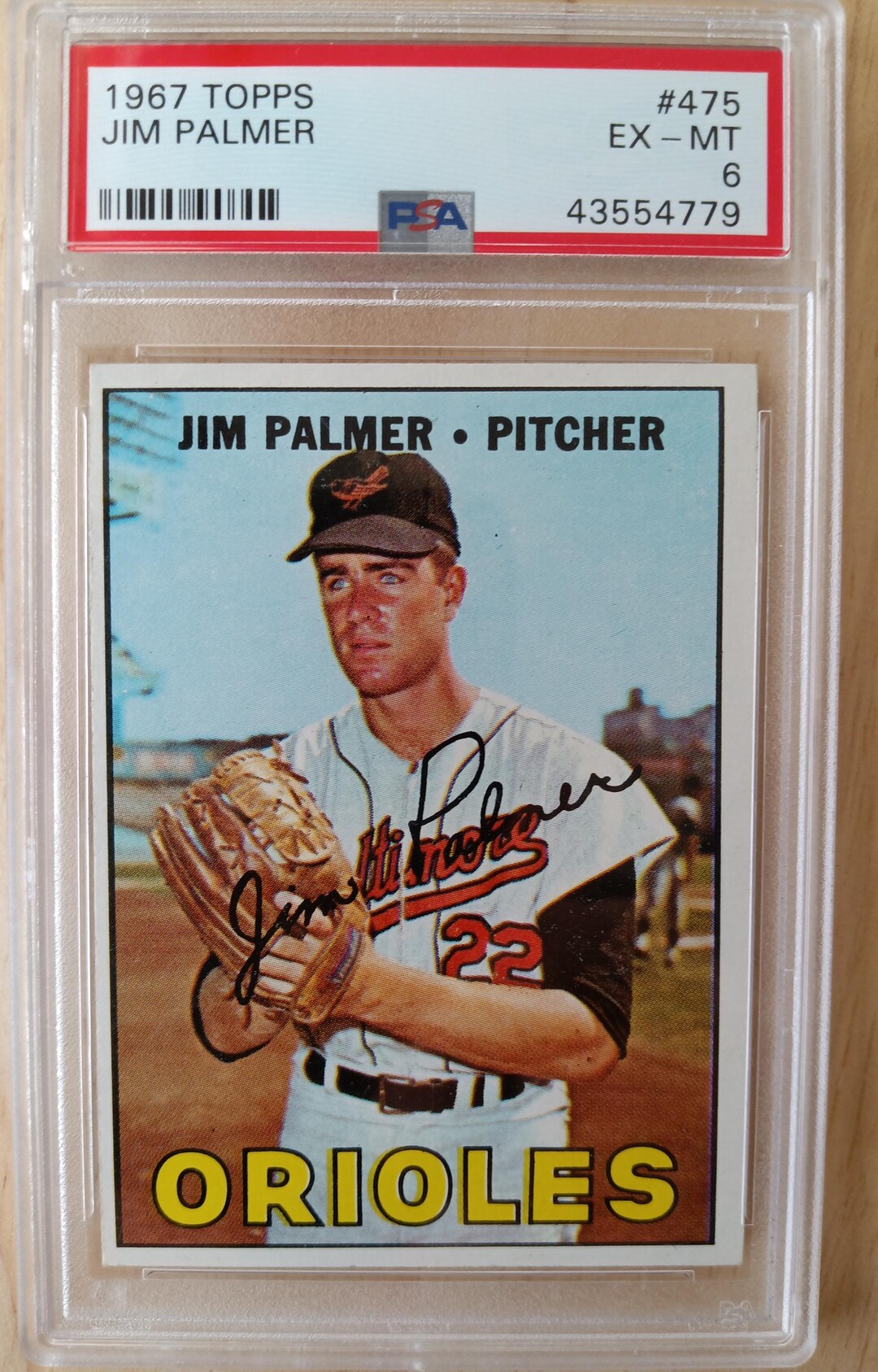 1967 Topps PSA 6 Jim Palmer Baseball Card - Etsy