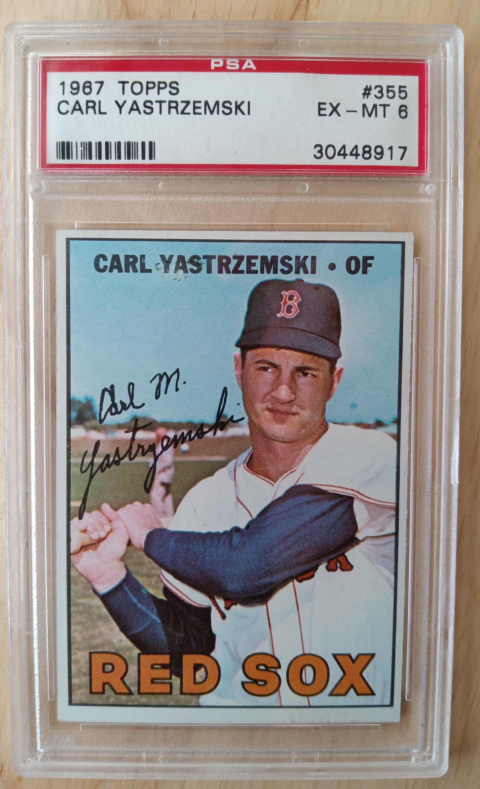 1967 Topps PSA 6 Carl Yastrzemski Baseball Card - Etsy