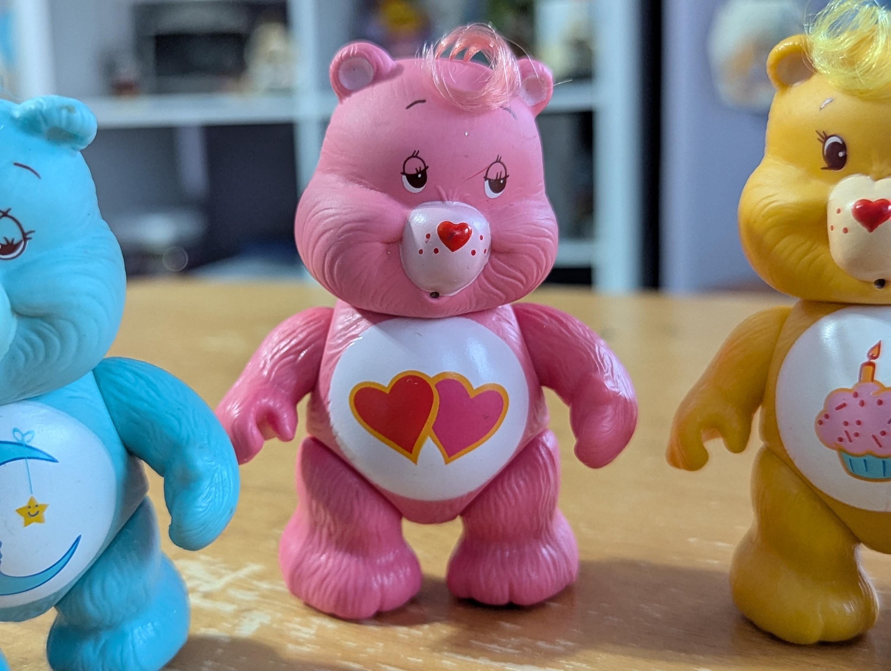 Set of 3 Vintage Kenner Care Bears - 1983 - Love a Lot, Bedtime ...