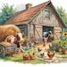 Watercolor Farm Clip Art Set: Countryside Scenes (digital Download) - Etsy