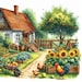 Watercolor Farm Clip Art Set: Countryside Scenes (digital Download) - Etsy