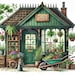 Watercolor Garden Shop Clip Art: High-res Jpgs (digital Download) - Etsy
