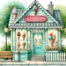 Ice Cream Shop Clip Art: Watercolor Junk Journal Images (digital ...