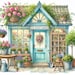 Watercolor Garden Shop Clip Art: High-res Jpgs (digital Download) - Etsy