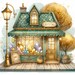 Watercolor Crystal Shop Clipart: Junk Journal & Scrapbooking (digital ...