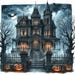 Halloween House Watercolor Clip Art: 10 High-res Jpgs (digital Download ...