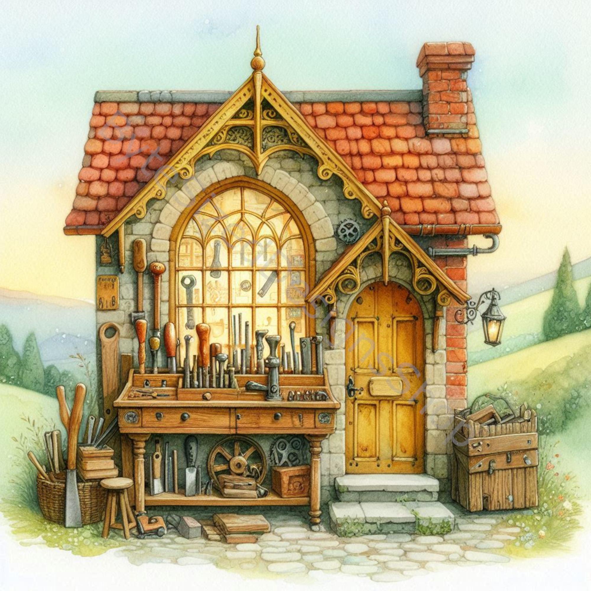 Watercolor Hardware Store Clip Art: High-res Jpgs (digital Download) - Etsy