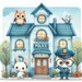 Watercolor Police Station Clip Art: High-res Jpgs (digital Download) - Etsy