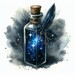 Enchanted Elixirs Clip Art: Watercolor Potion Bottles (digital Download ...