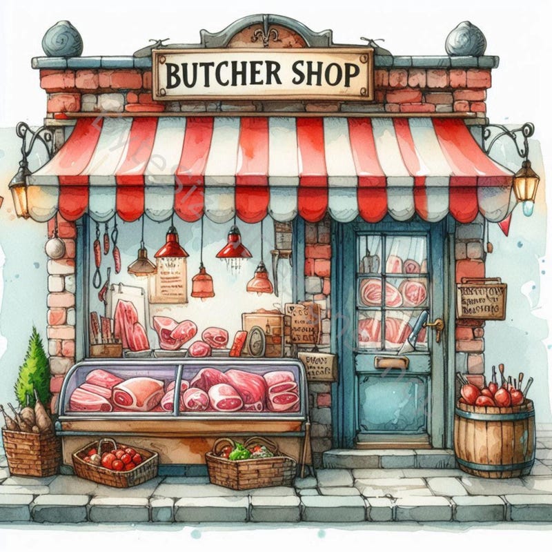Vintage Butchers Prints - Etsy