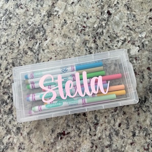 Personalized Marker Box - Etsy